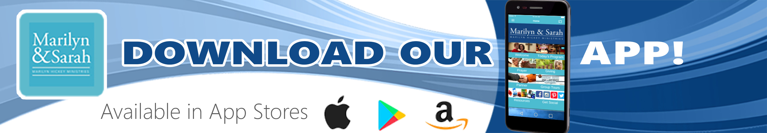 Marilyn Hickey Ministries Mobile App | Apple Store | Google Play | Amazon