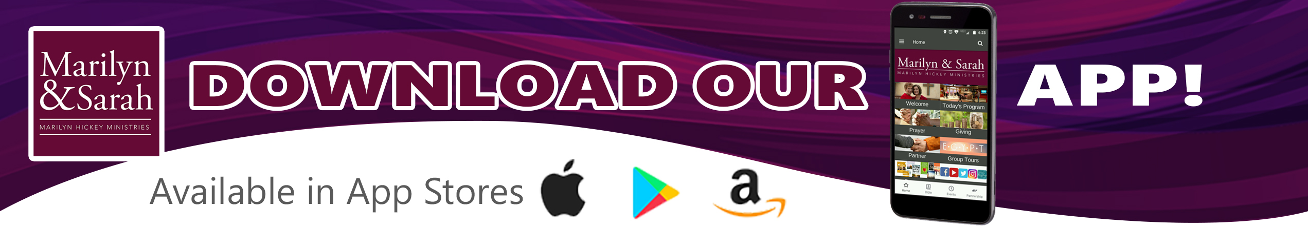 Marilyn Hickey Ministries Mobile App | Apple Store | Google Play | Amazon